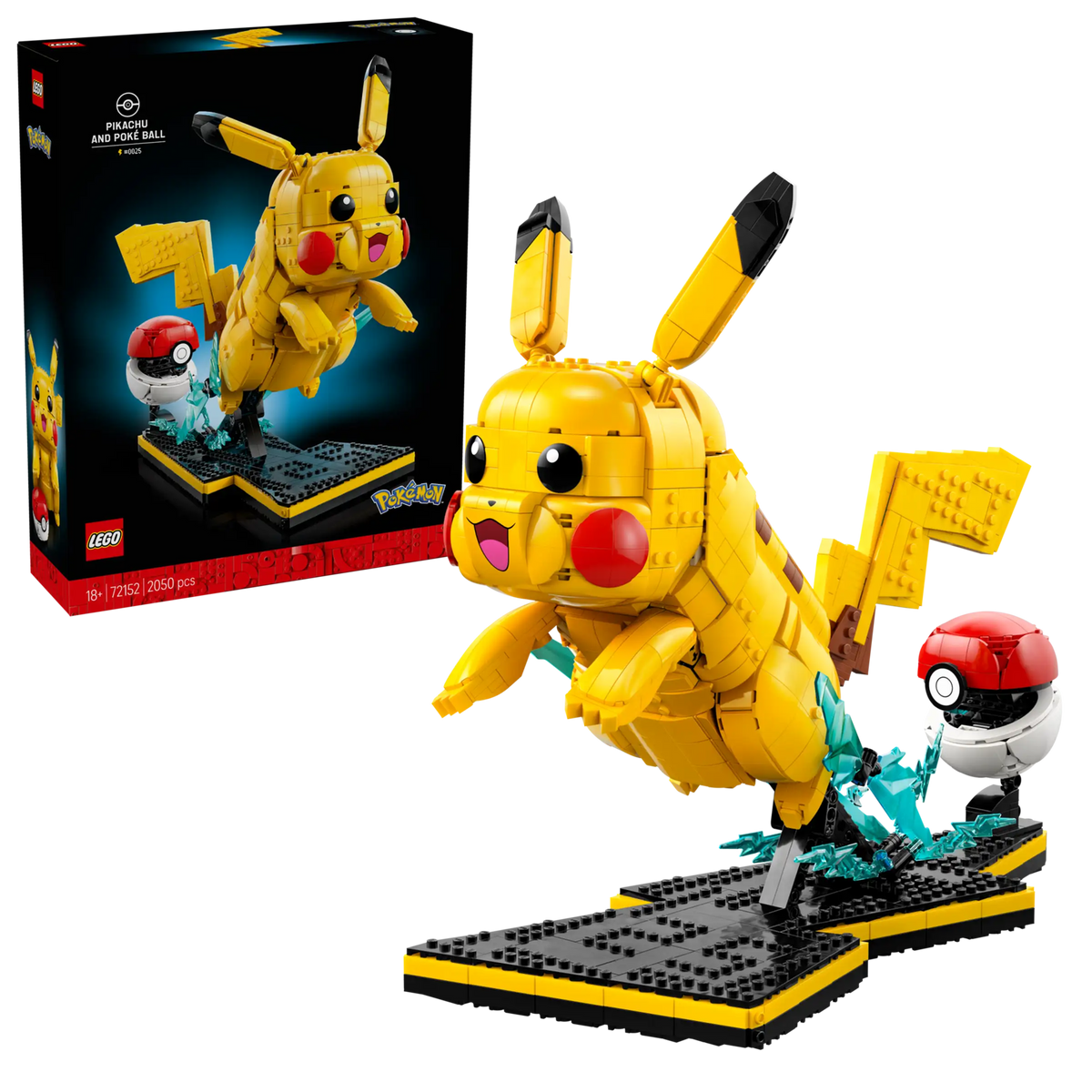 LEGO POKEMON 72152 Pikachu e Poké Ball USCITA MAGGIO| Games4fans